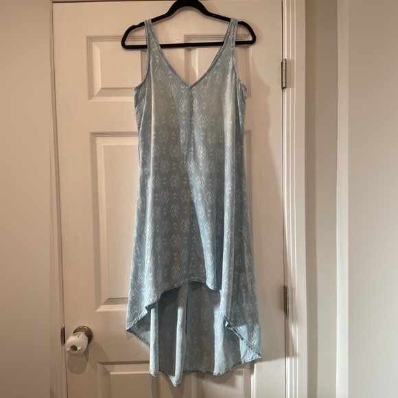 cloth & stone | Dresses | Cloth Stone Light Blue High Low Dress | Poshmark